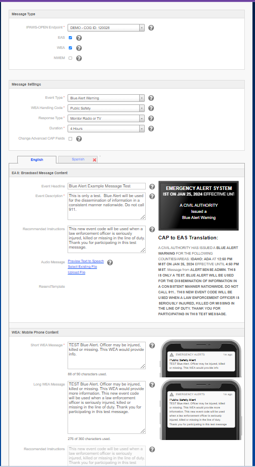 IPAWS Templates: Customization and Usage Guide