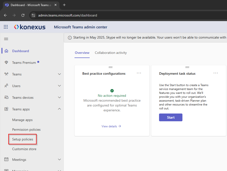 Microsoft Teams - Setting Up Teams Policies and User Installations